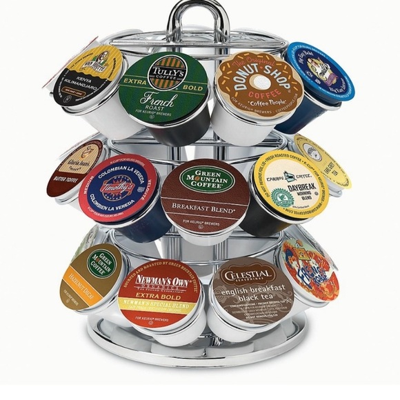 Kitchen | Keurig Kcup Pod Carousel Coffee Pod Silver | Poshmark